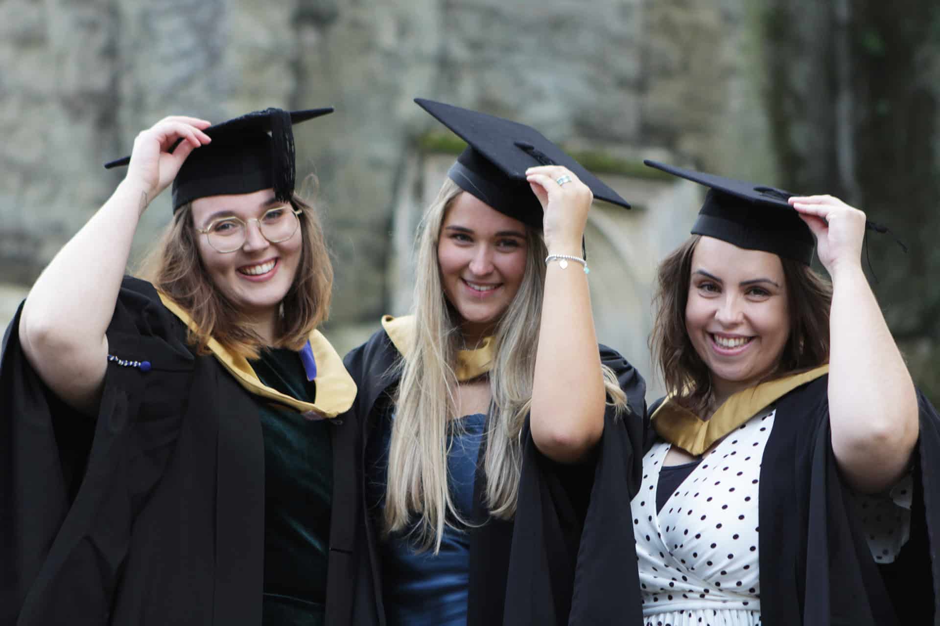 Postgraduates celebrate their degrees with celebrated honoraries ...