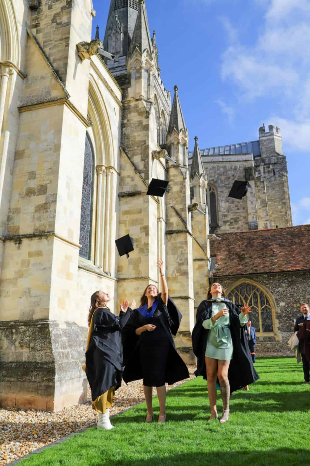 Chichester graduates celebrate their success at Cathedral ceremonies ...