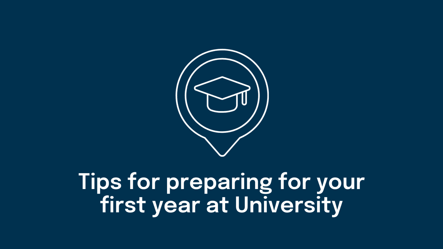 Tips for preparing for your first year at University - University of ...