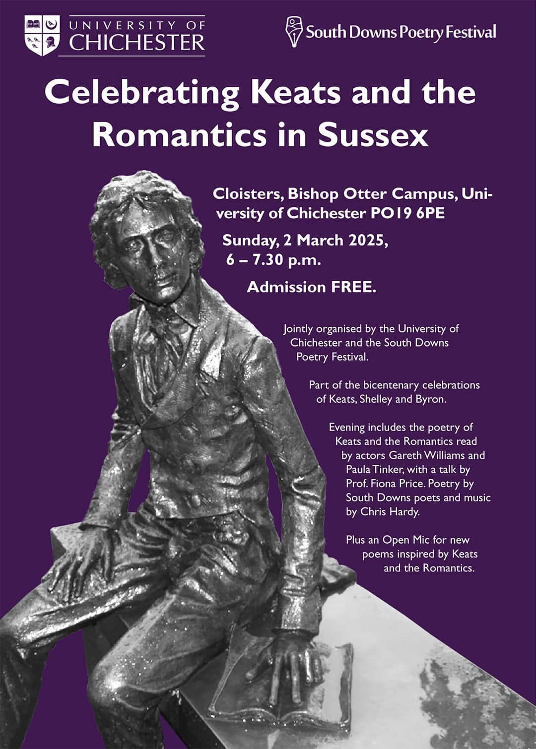 Celebrating Keats and the Romantics in Sussex 2025-03-02 18:00:00 ...